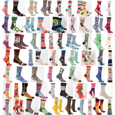 Blue Q Incognito Funny Fun Rude Swear Word Joke Socks Men & Ladies ...