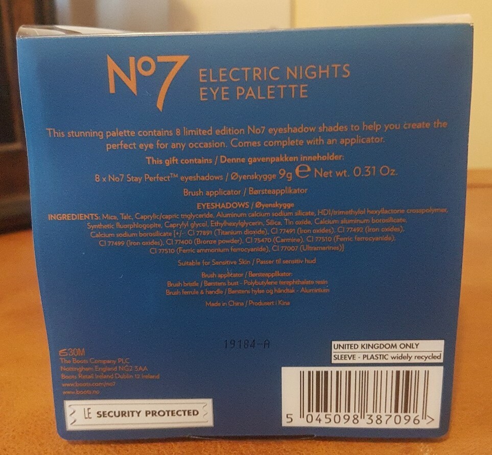 No7 Electric Nights Eyes Palette Includes 8 Limited Edition Eye Shadow ...