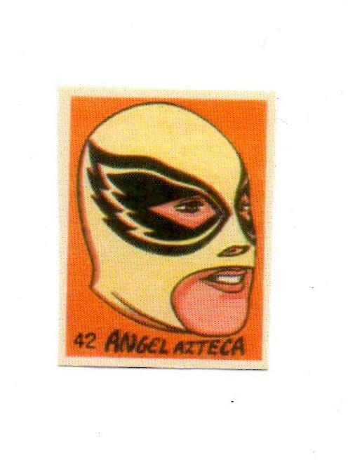 Angel Azteca Lucha Libre Pro Wrestling Sticker Card AAA CMLL 1980s ...