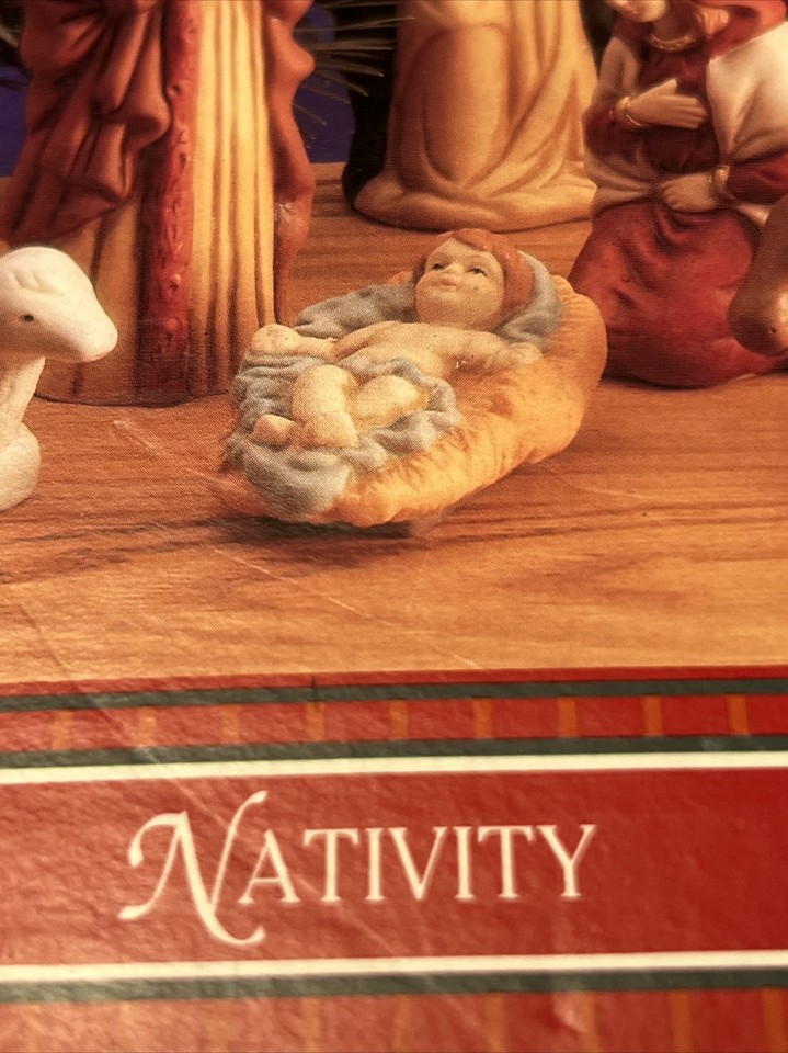 St. Nicholas Square Resins Nativity Set 12 Piece With Original Box. | eBay