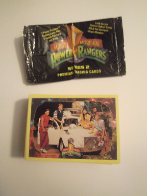 1994 SABAN POWER RANGERS SERIES 2 COMPLETE SET (72) CARDS MINT!!! plus ...