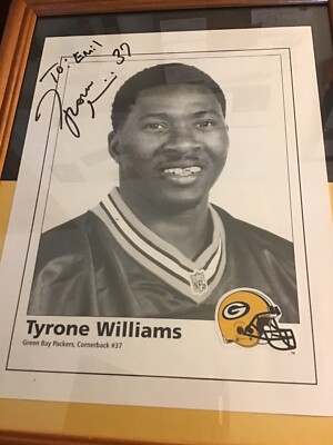 Green Bay Packers Tyrone Williams Autograph Signature Photo | eBay