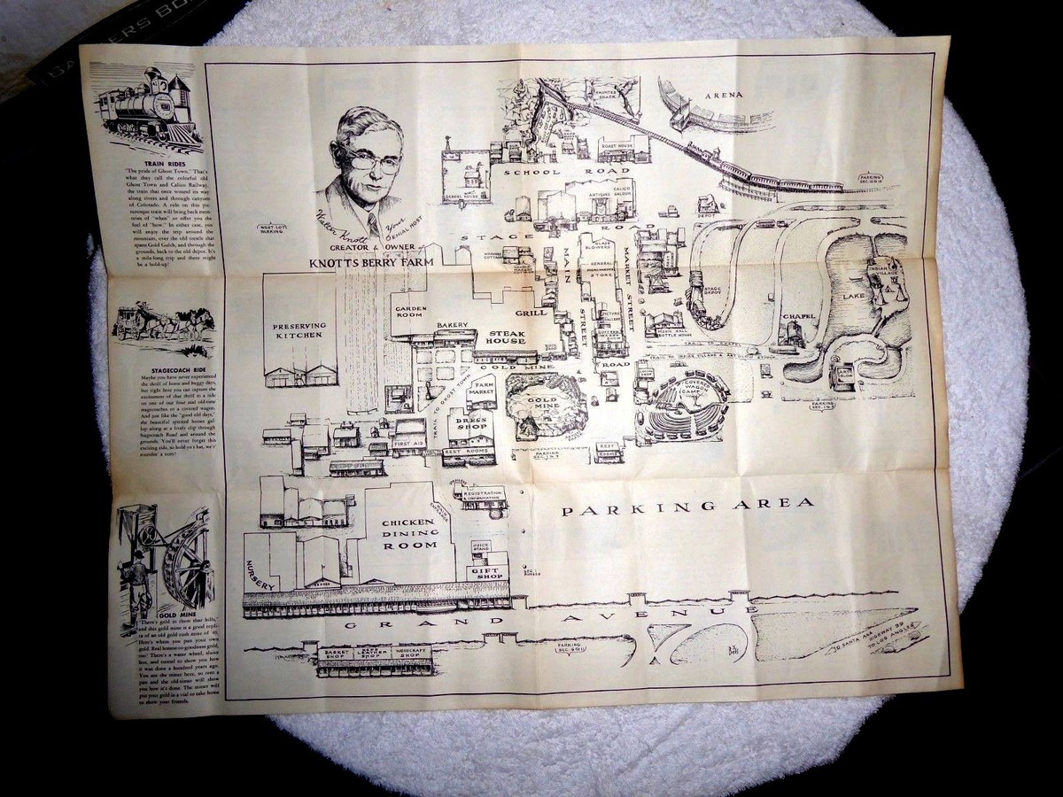 Knotts Berry Farm Map