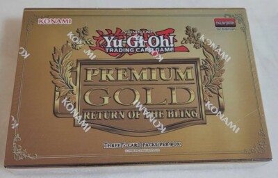 Yu-Gi-Oh TCG Premium Gold Return of the Bling Booster Box 15 cards Fact ...