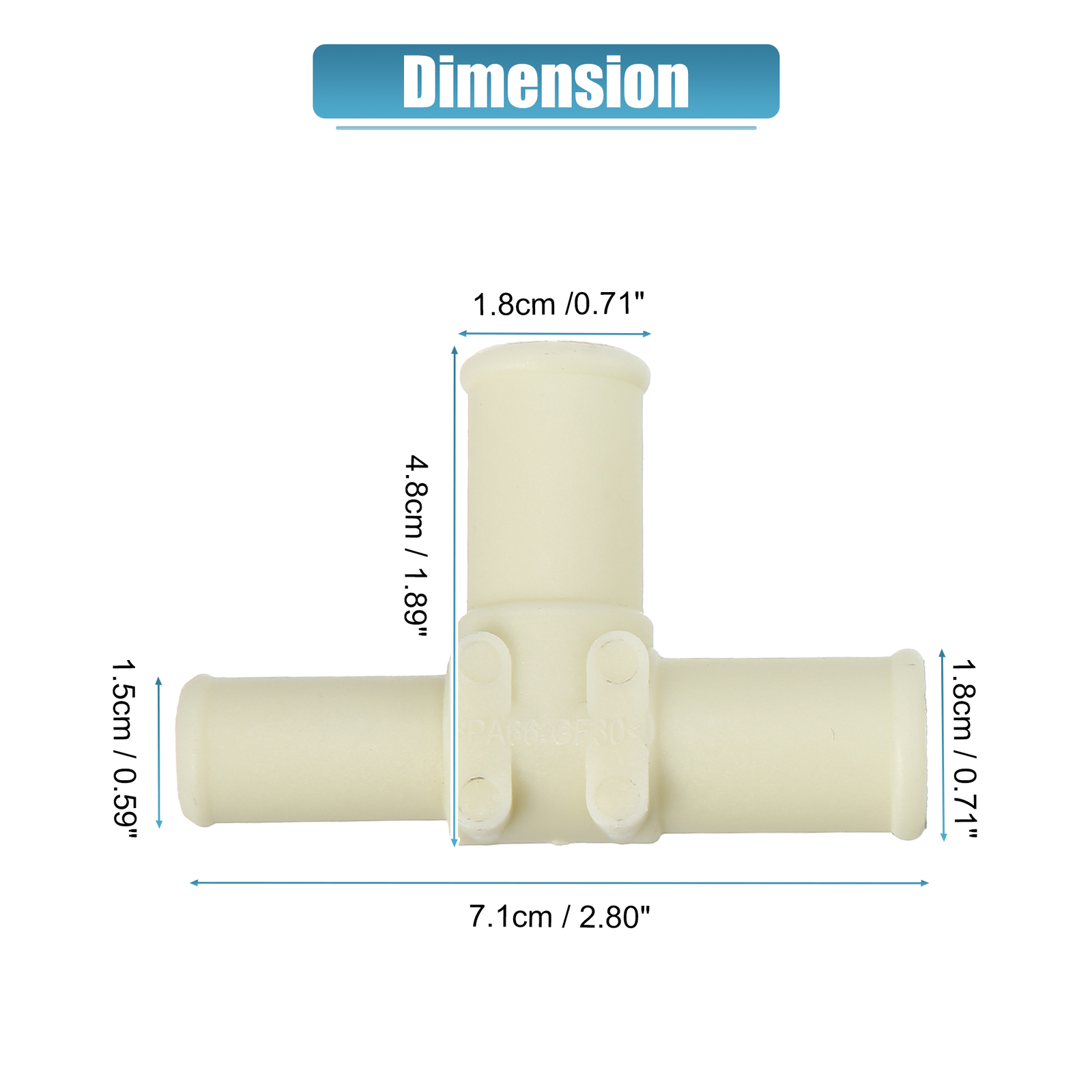 2pc Heater Hose T Connector Coolant T Pipe for Toyota RAV4 2006-2008 ...