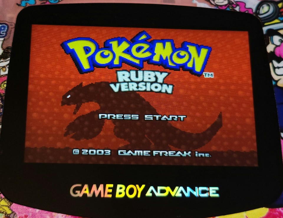 Pokemon Ruby Version Nintendo Game Boy Advance Genuine New Battery PAL ...