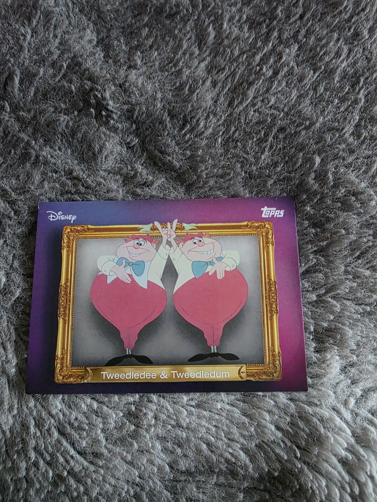 Disney Neon Topps Alice In Wonderland Tweedledee & Tweedledum #ff-11 | eBay