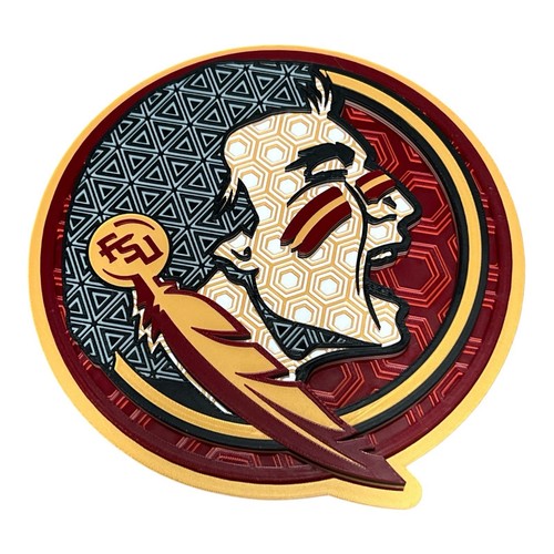 Florida State Seminoles Wall Art – 3D Printed Mosaic Football Fan Gift ...