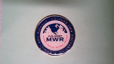 CHALLENGE COIN US ARMY MWR FAMILY MORALE WELFARE AND RECREATION ...