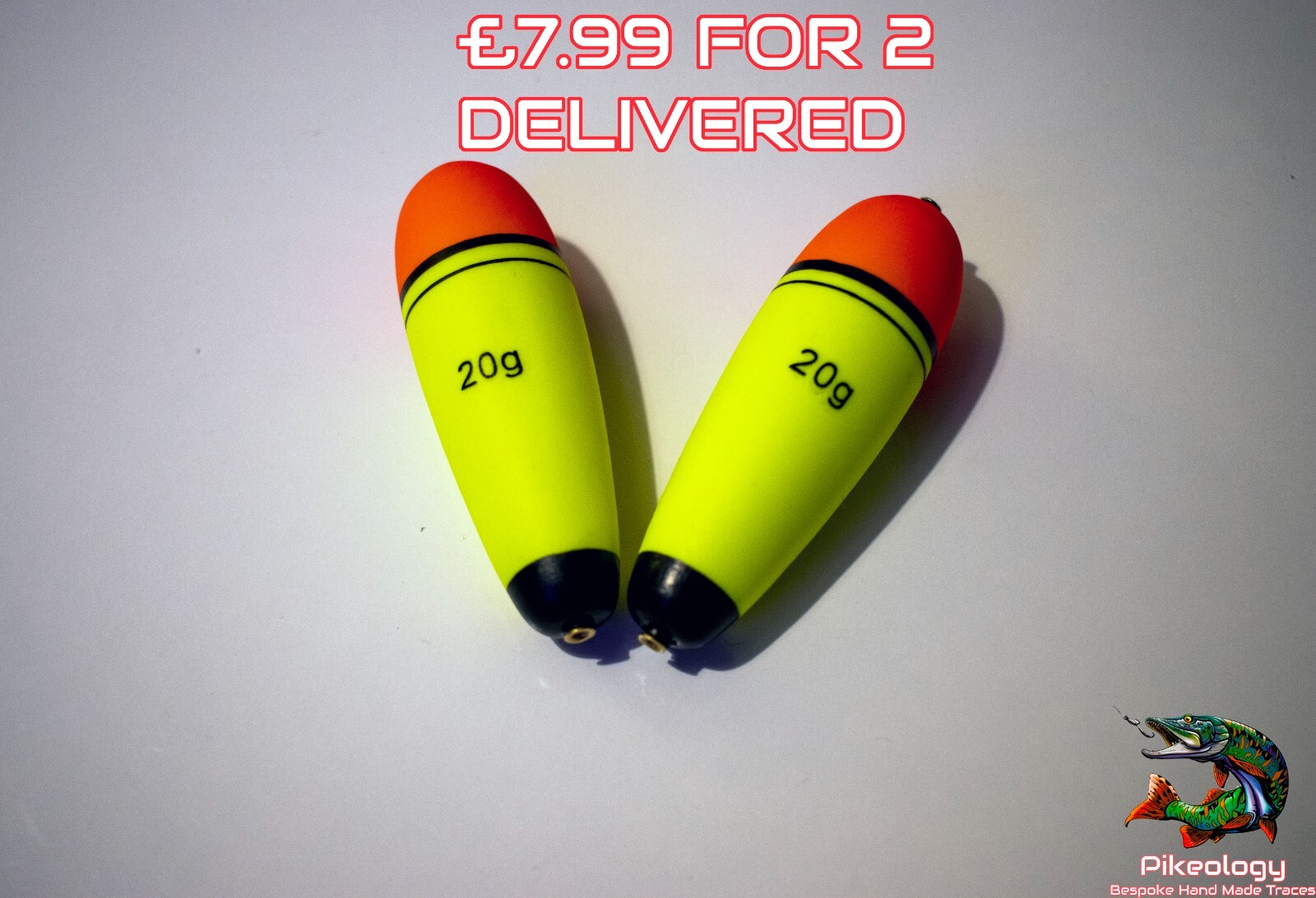 PIKE EVA FISHING FLOAT SEA CATFISH ZANDER PERCH DEADBAIT DRIFT DISTANCE ...