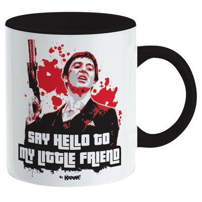 Scarface Mug Say Hello... Classic 80s movie Gift Boxed Tea Coffee Cup ...