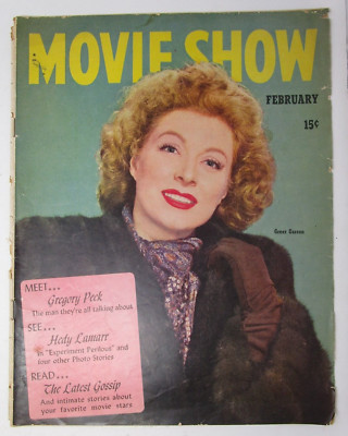 Movie Show Magazine - February 1945 - Vintage Greer Garson Cover ...