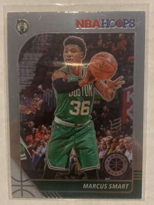 2019-20 NBA Hoops PREMIUM STOCK Marcus Smart SILVER PRIZM #8 Boston ...
