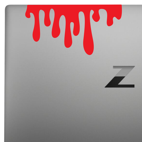Blood Dripping Decal Stickers Car Tumbler Wall JDM Bleeding Window 22 ...