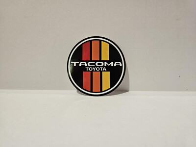 Toyota Retro JDM Tri-Color Sticker Vintage Decal 3 Inch Round Pickup ...