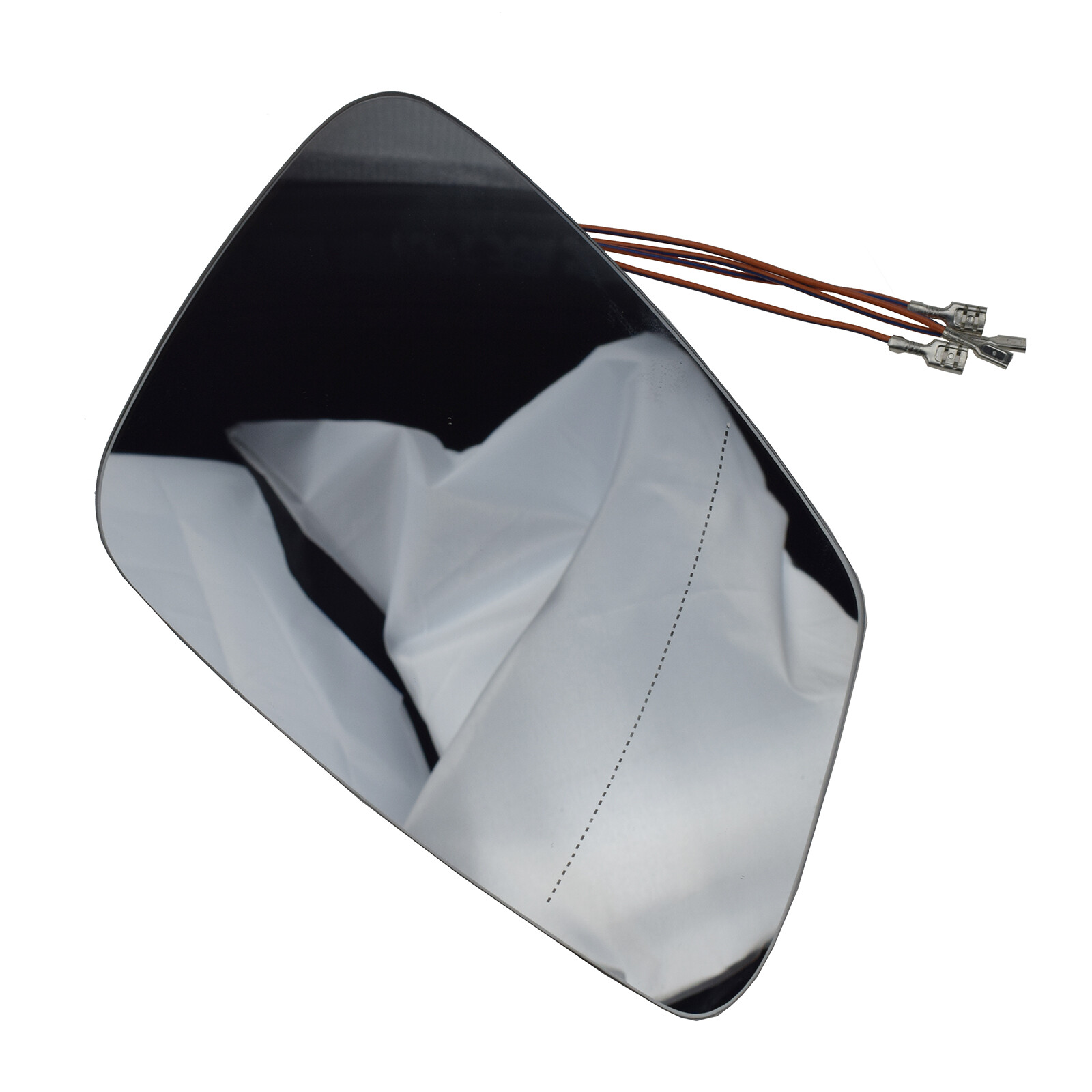 Heated Right Side Mirror Glass W/ Wire 4Pins 51167186588 For BMW E60 ...