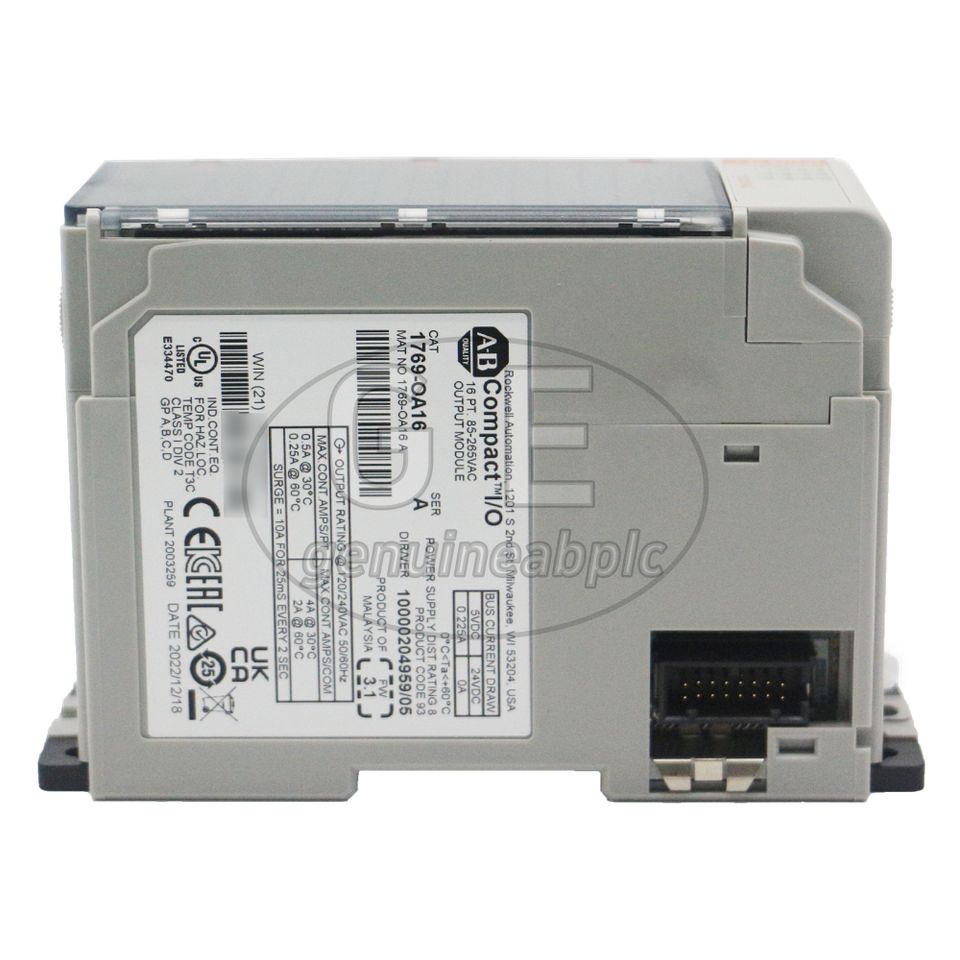 New Sealed Allen Bradley 1769-OA16 CompactLogix 16 Pt 240VAC D/O Module ...