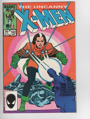 Uncanny X-men #182 VF/NM TO NM- Nick Fury Chris Claremont John Romita ...