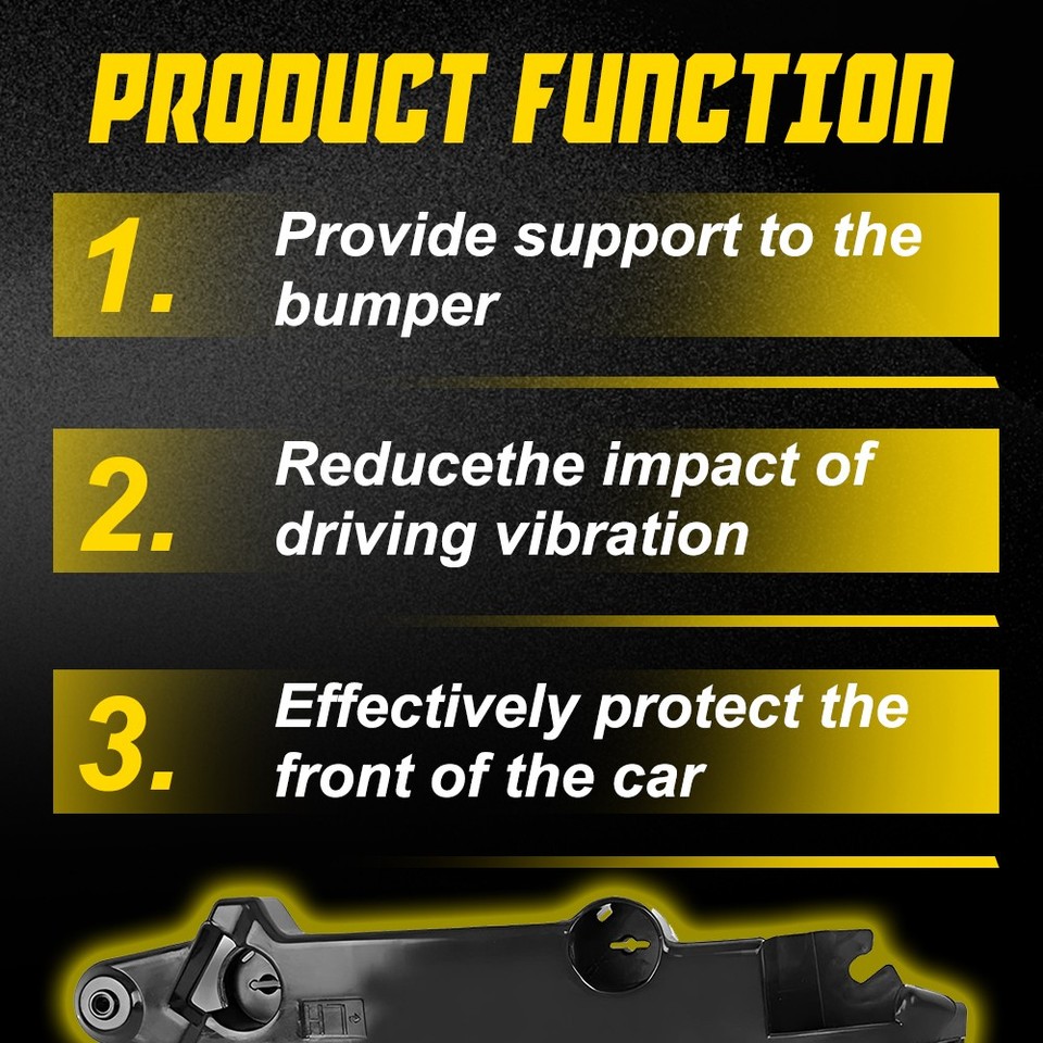 Front Left Bumper Bracket For Nissan Juke 2015-2019 Replacement 62223 ...