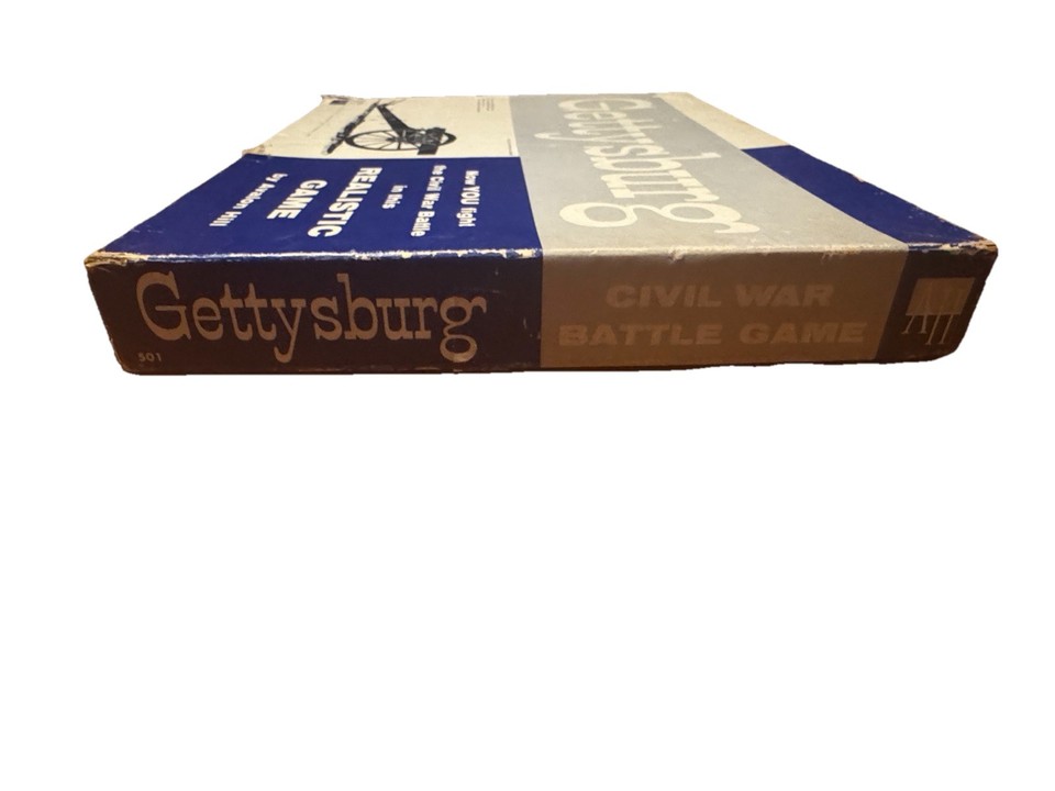 Gettysburg Board Game 1959 Green Back Counter Edition Includes ...