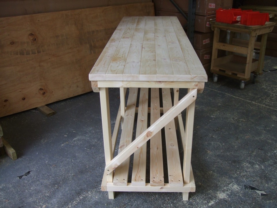 wooden work bench 2FT UP TO 7FT HEAVY DUTY WOODEN WORK BENCH suitable ...