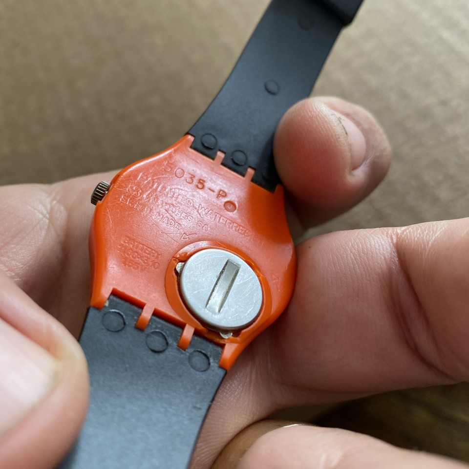 Swatch Watch Breakdance Keith Haring 1985 Original Mens 34mm As Is | eBay