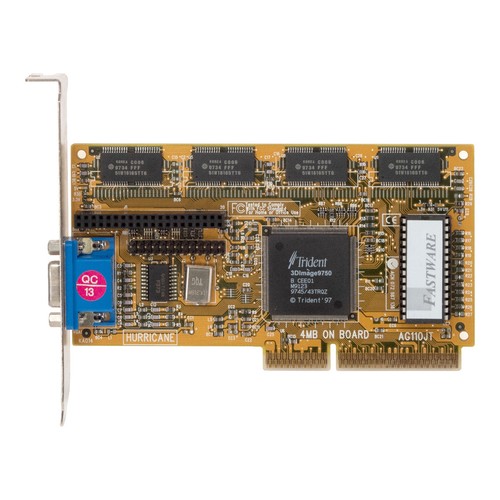 TRIDENT HURRICANE AG110JT 4MB AGP VGA 5907038941471 | eBay
