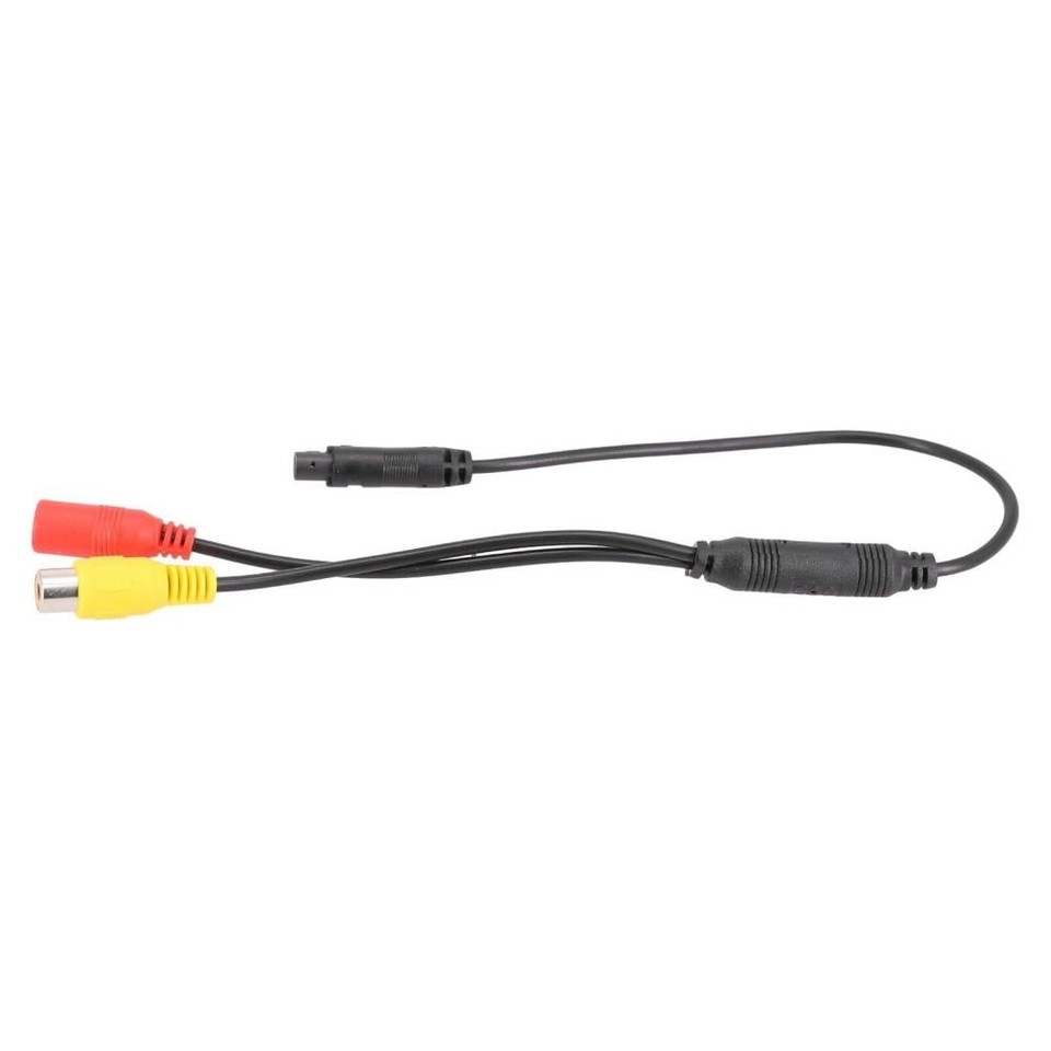 Car Backup Reverse Camera 4 Pin Male To CVBS For RCA Female Connector ...