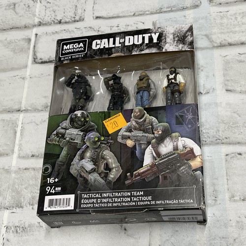 MEGA CONSTRUX BLACK SERIES CALL OF DUTY TACTICAL INFILTRATION TEAM 94 ...