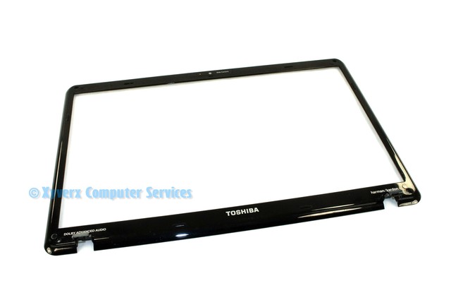 Toshiba Satellite A665 LCD Front Bezel 16 Black Webcam Slot AP0CX000B00 ...