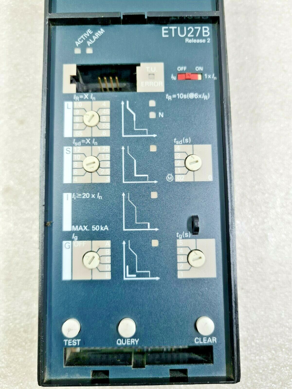 SIEMENS ETU27B RELEASE 2 ELECTRONIC TRIP UNIT | eBay