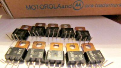 MPS-U45 MPSU45 Motorola NPN Darlington Transistor 40V 2A TO-202, 10pcs ...