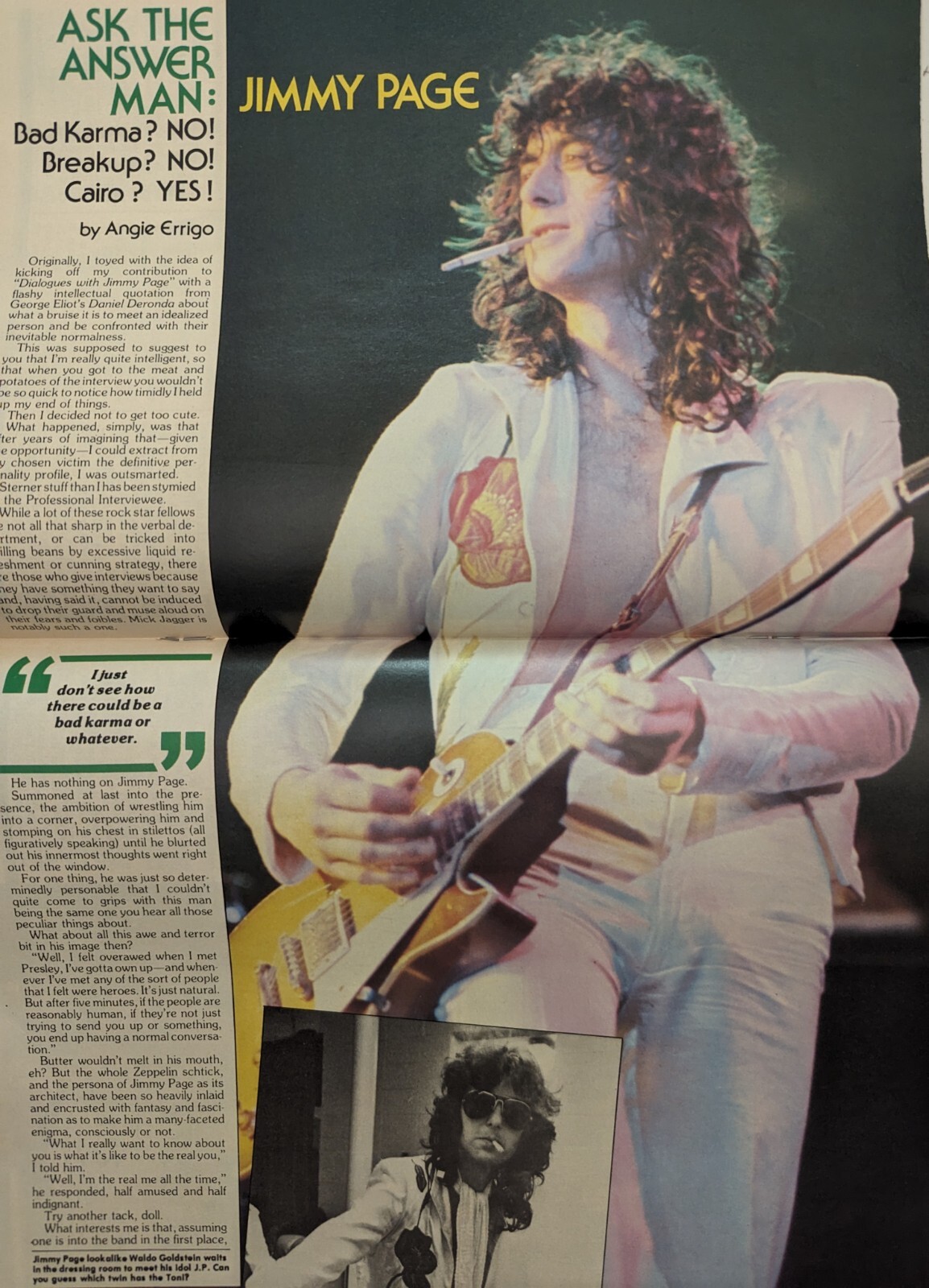 Creem Magazine February 1978 Led Zeppelin, Bowie, KISS, Elvis Costello ...