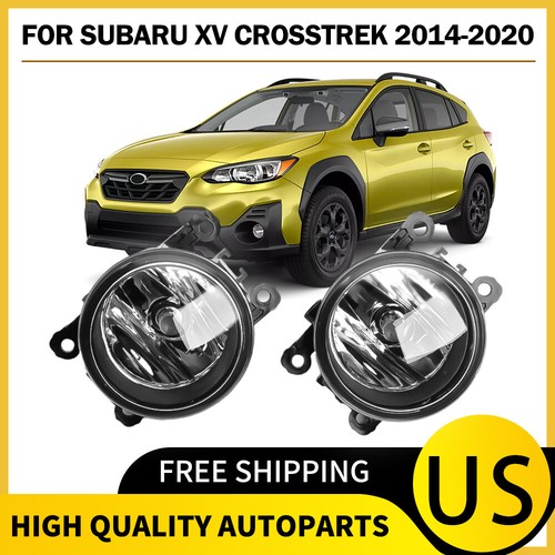 For Subaru XV Crosstrek 2014-2020 Fog Lights w/ Halegon Bulbs Front ...
