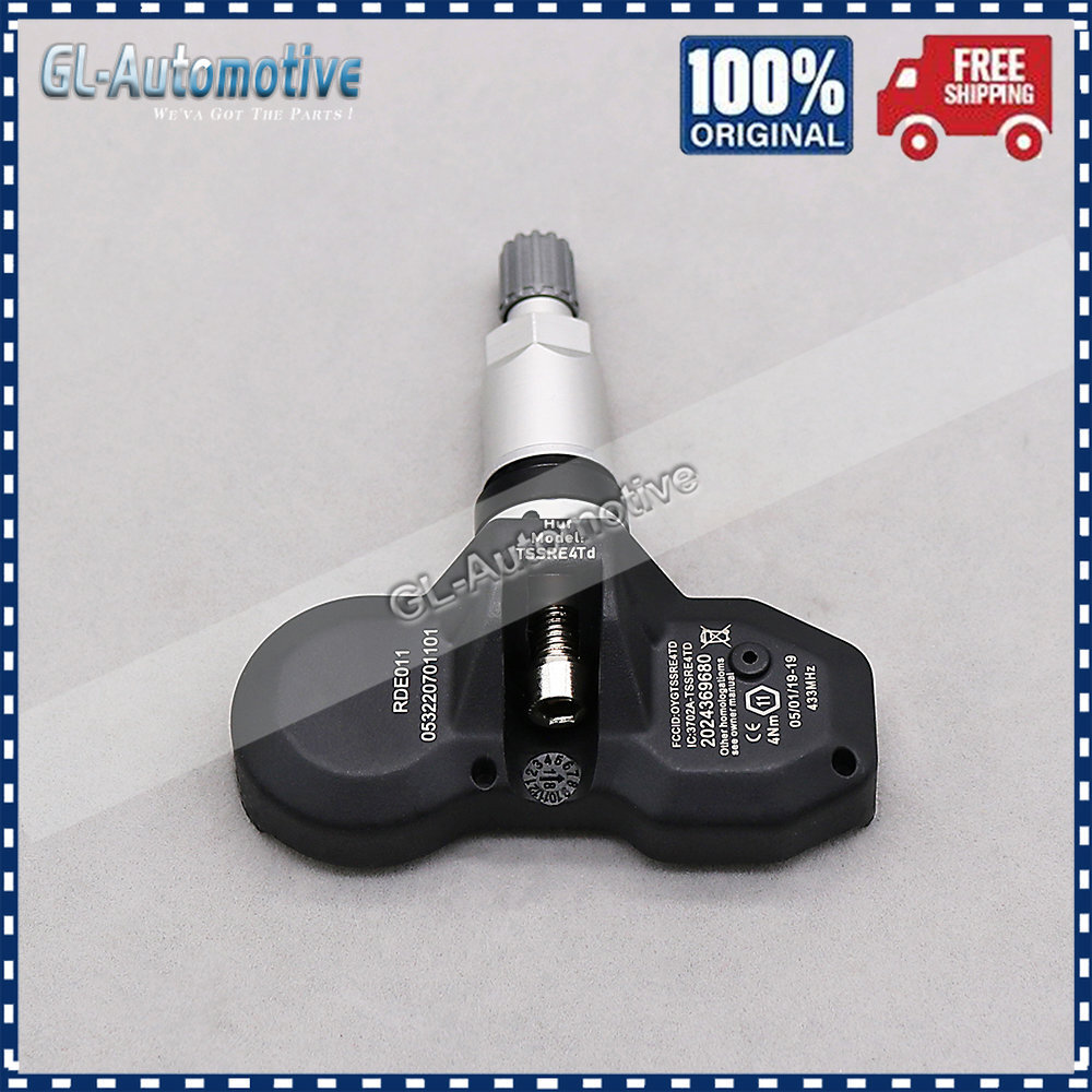 4 TPMS TIRE PRESSURE SENSOR 433MHz for BMW 1 3 5 6 7 SERIES M3 M5 M6 X3 ...
