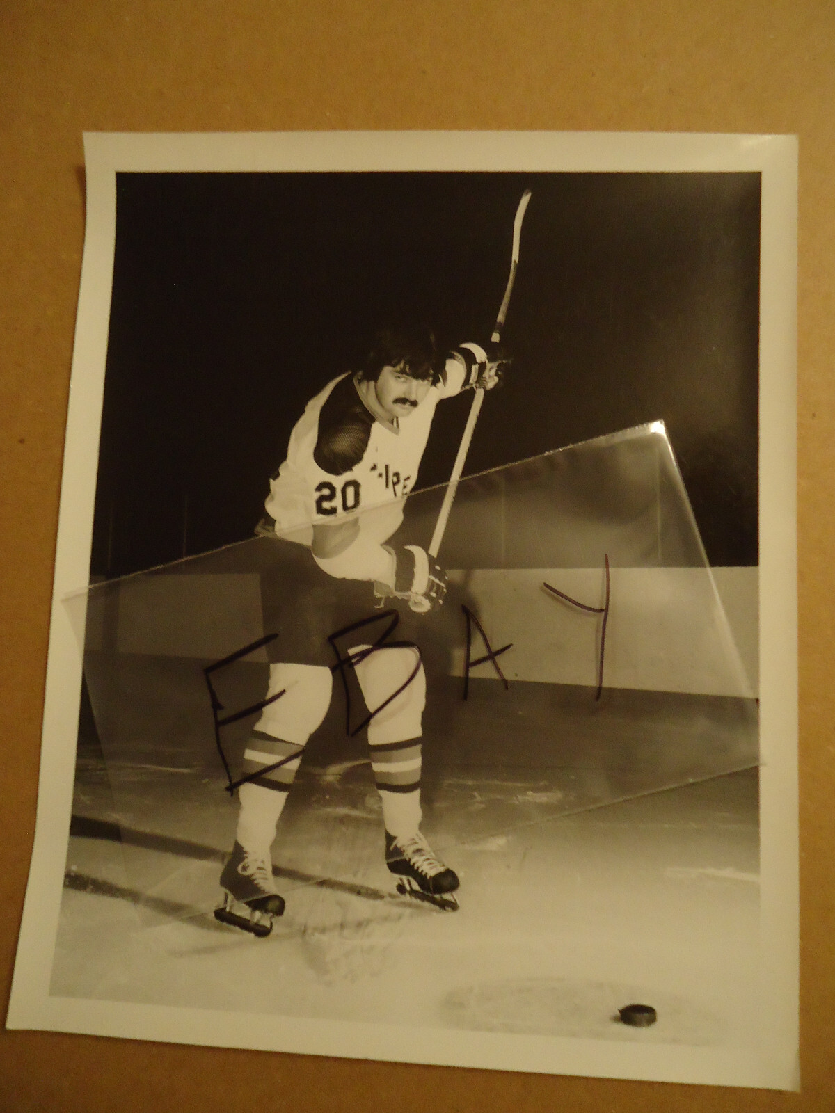 Rick Foley Baltimore Clippers 1975-76 AHL hockey action wind up photo ...