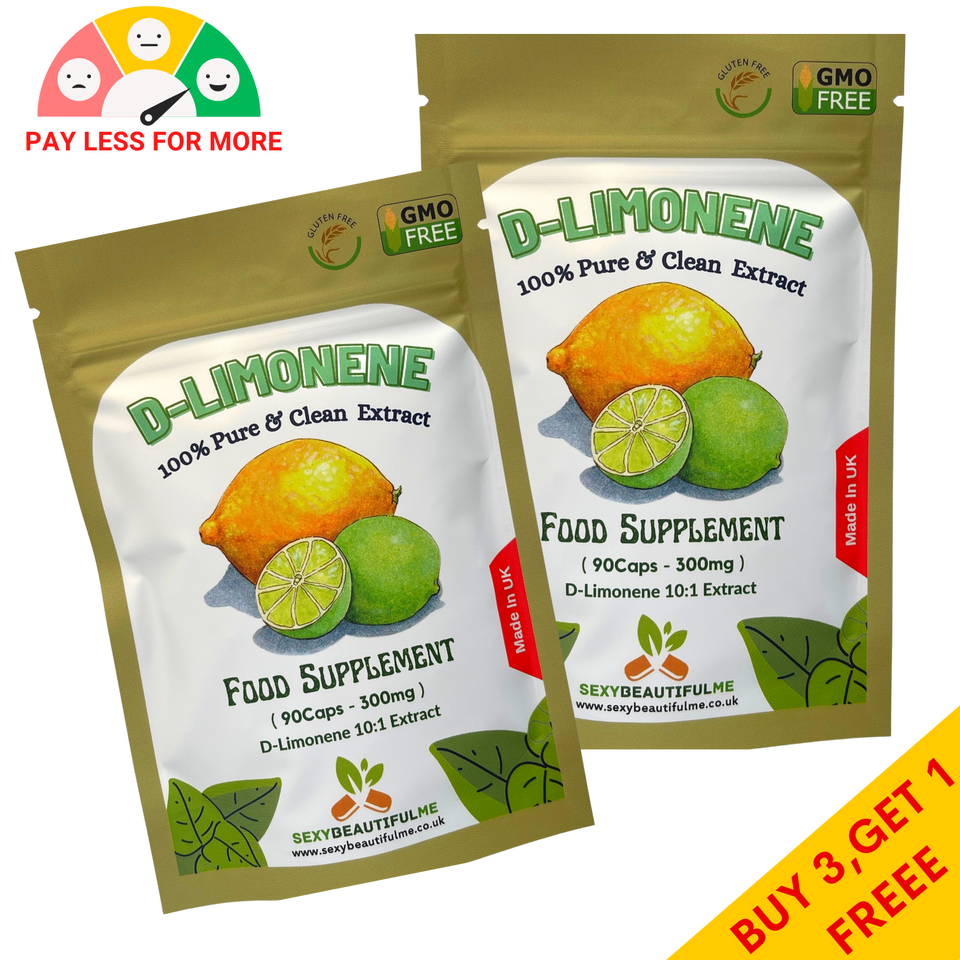 D-Limonene Capsules 3000mg-Vegan Caps- Cholesterol Health-100% Natural ...
