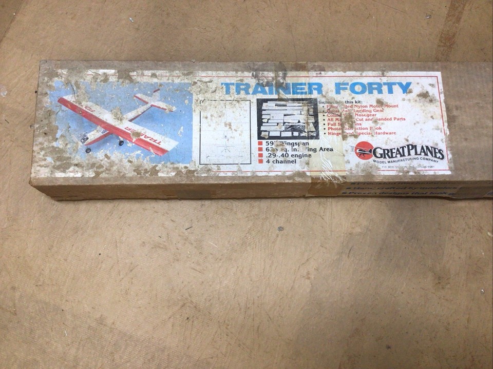 Great Planes Trainer Forty Vintage R/C Kit | eBay