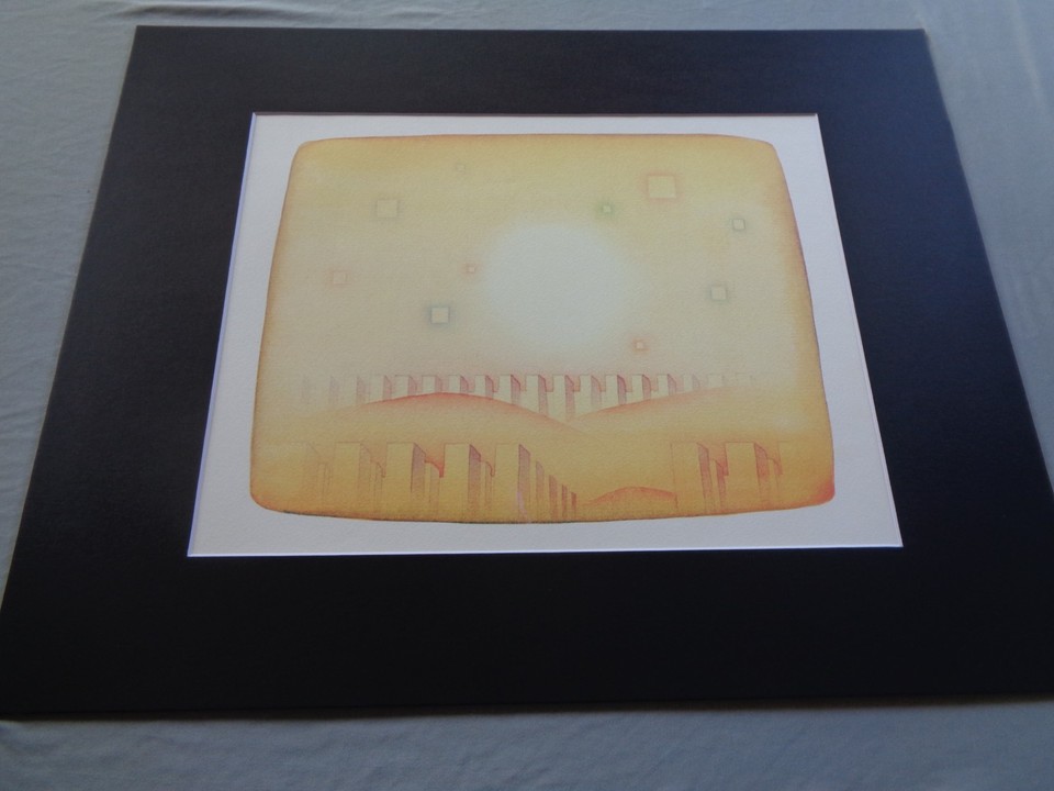 Jean Michel Folon L Avenir The Future Art Print Dystopian Landscape ...
