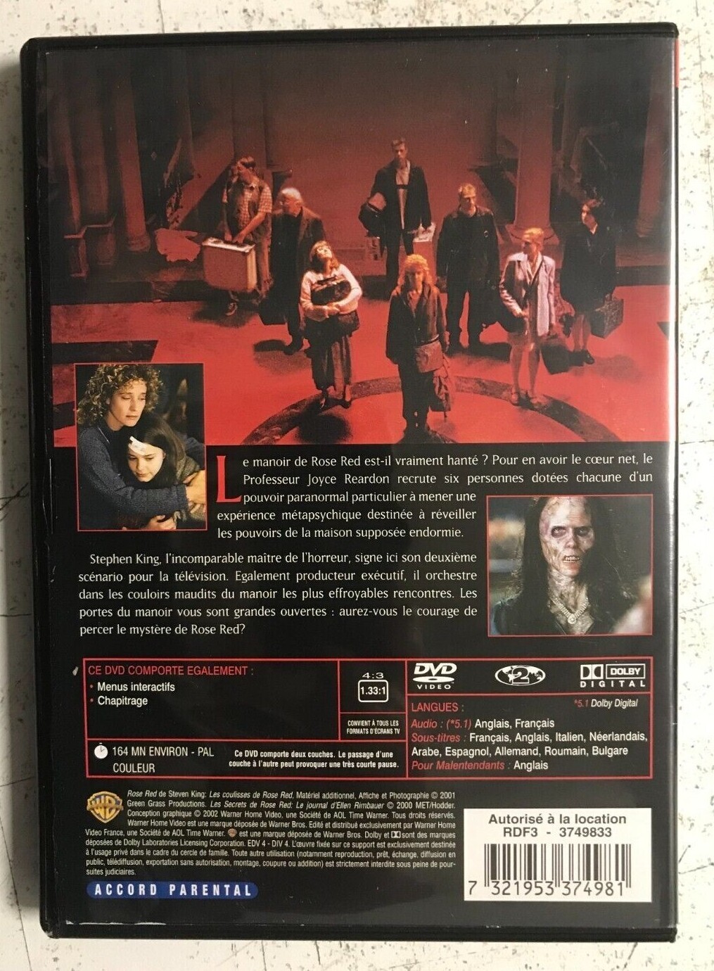 Rose Red Volume 1 / Stephen King DVD | eBay