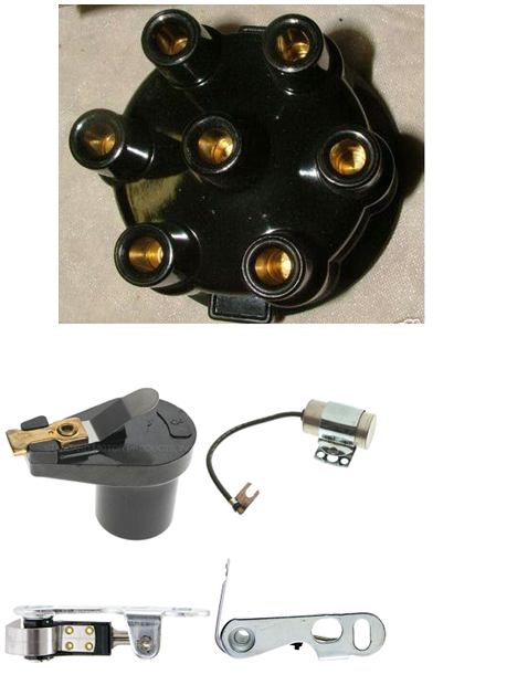 CHEVROLET 1953 1954 1955 1956 1957-1963 DISTRIBUTOR CAP ROTOR POINTS ...
