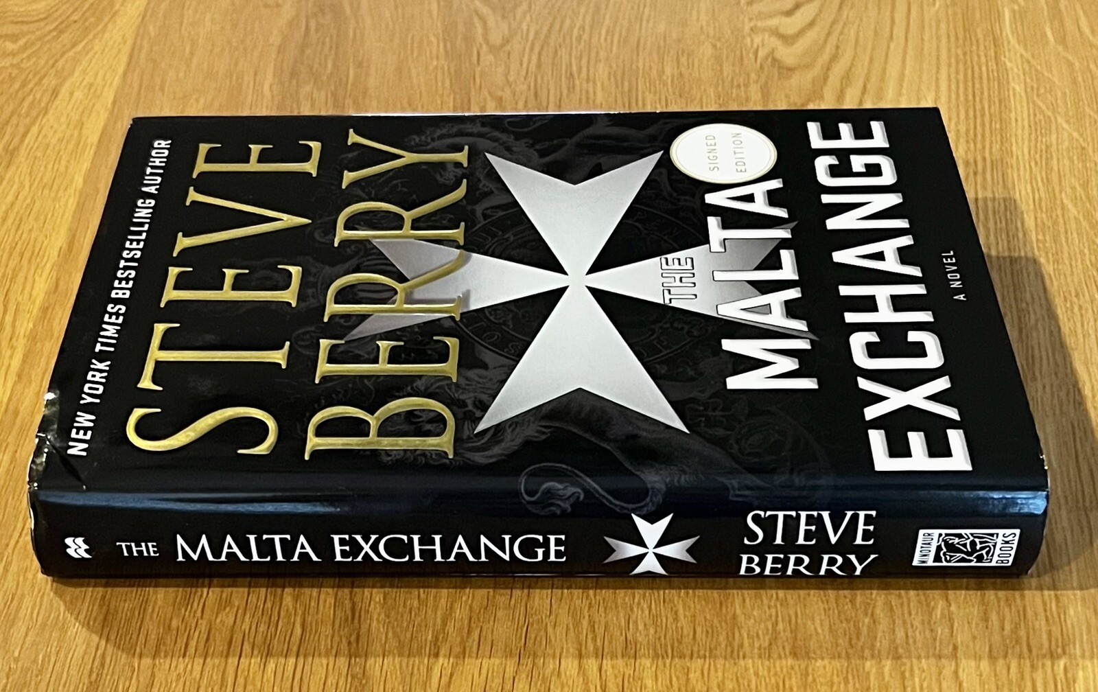 Steve Berry THE MALTA EXCHANGE Novel SIGNED 1st Edition Hardcover NY ...
