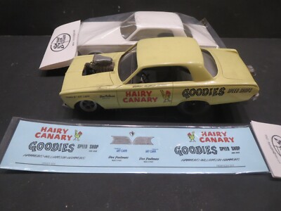 66 Valiant AWB 1/25 Resin Body & Hairy Canary Decal from Fremont Racing ...