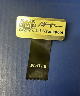 HTF RARE Ed Kranepool New York Mets Player Name Tag From Event ...