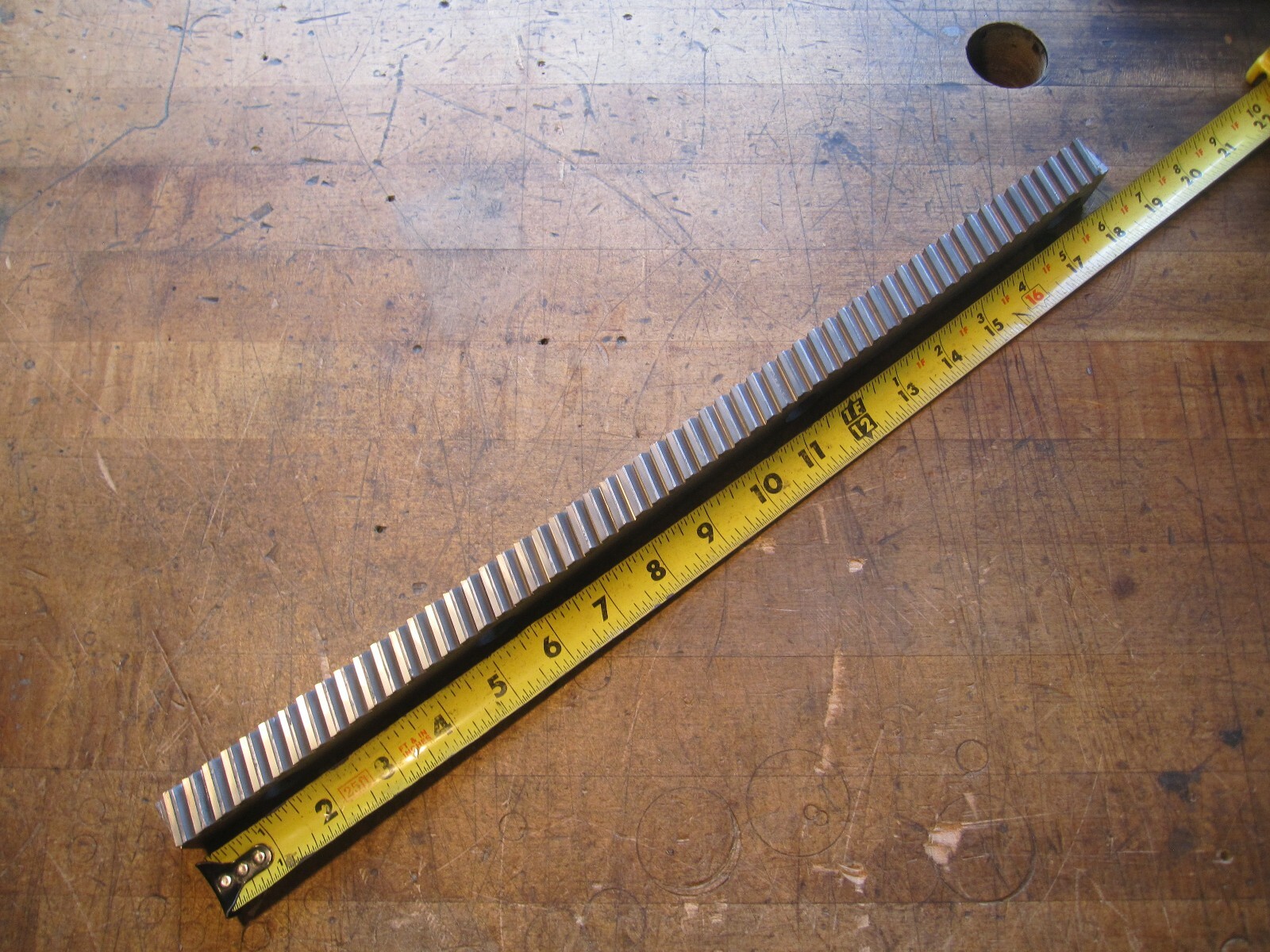 TY MILES .741" W x 18" L carbide slant tooth machine keyway broach 1. ...