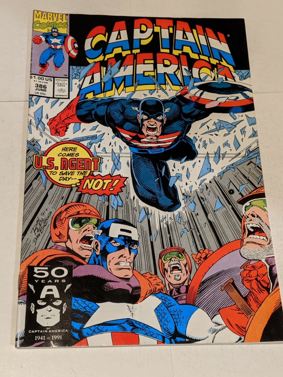 Captain America #386 June 1991 Marvel Comics | eBay