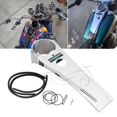 Chrome Long Rider Style Dash Panel For Harley Softail Springer Super ...