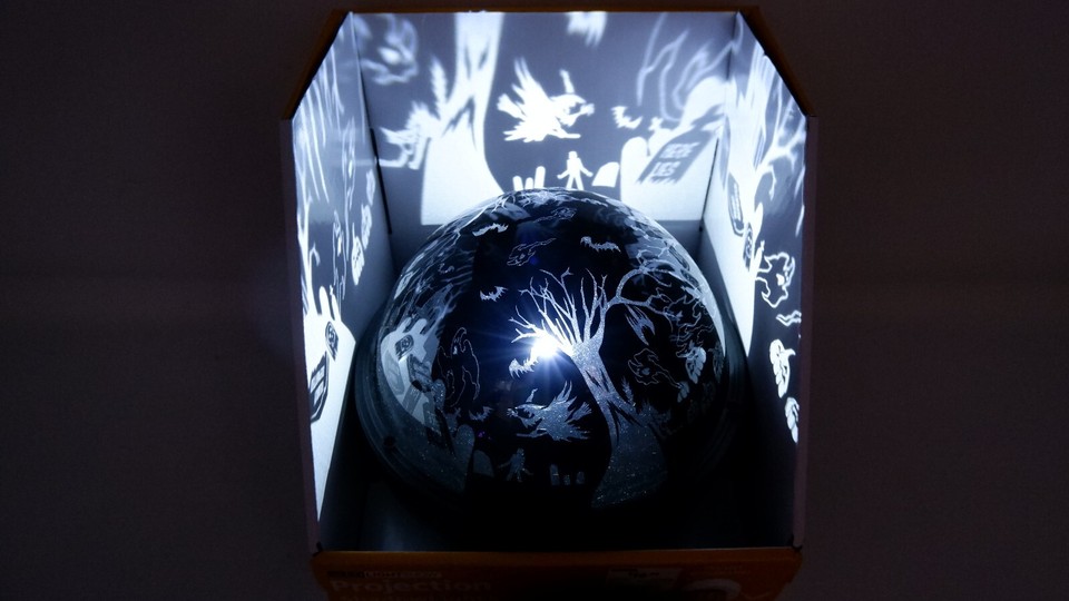 GEMMY LED LIGHTSHOW 223889AH HALLOWEEN HAUNTED ROTATING PROJECTOR - NEW ...