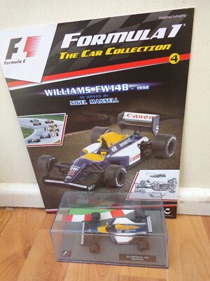 1/43 F1 FORMULA 1 CAR COLLECTION - 1992 WILLIAMS FW14B NIGEL MANSELL ...