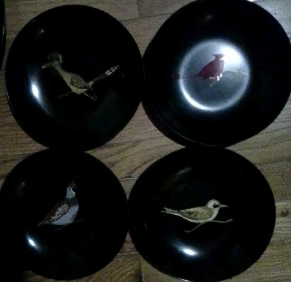 Couroc Set Of 4 Bowls. Serving Platter And Tray | eBay